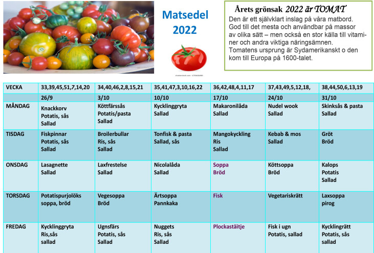 Matlista » Gymnasiet i Petalax